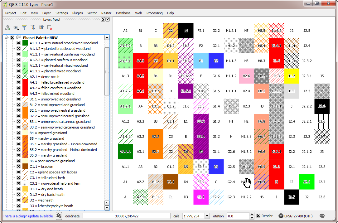 QGIS mapping styles for UK habitats | Biodiversity Projects
